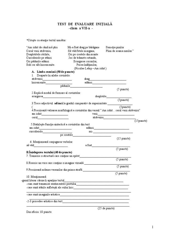 Teste Initiale | PDF