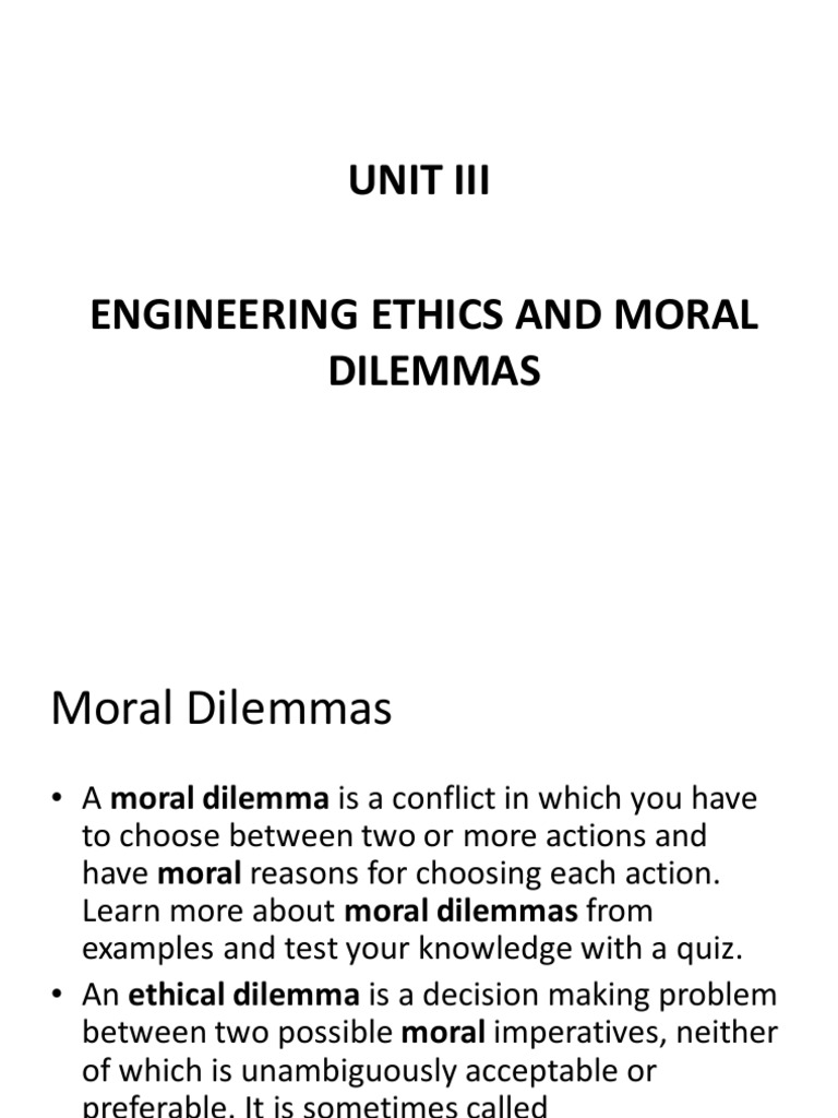 1155CS101 Ethics Unit 3 Moral | PDF | Morality | Value (Ethics)