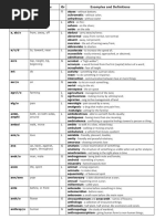 Complete List of Root Words PDF | PDF | Nature