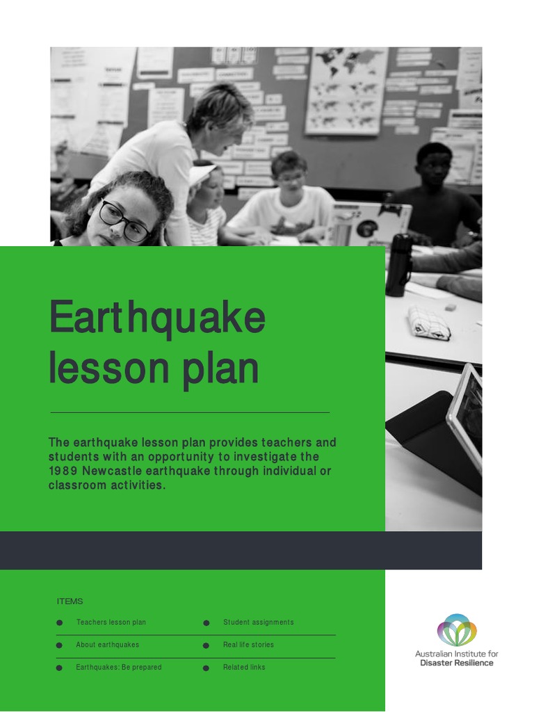 Earthquake Lesson Plan for Students | PDF | Earthquakes | Seismology