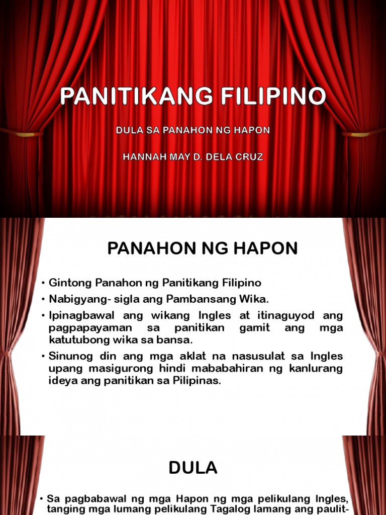 Panitikang Filipino | PDF