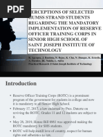 Approval Sheet For A Research Paper | PDF | Reserve Officers' Training ...