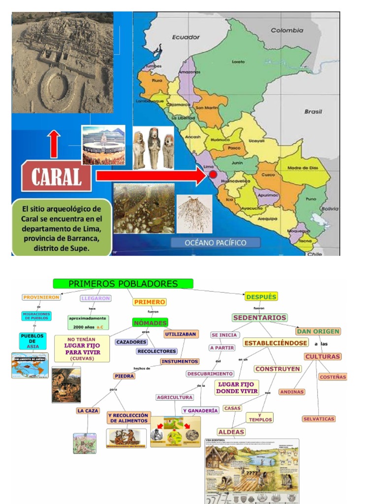 Caral Peru: Maps and Photos | PDF | Travel