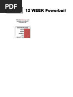 Powerlifting 12 Weeks Program | PDF | Athletic Sports | Physical Exercise