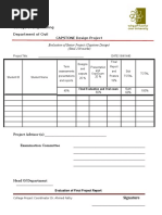 Capstone Project Format | PDF