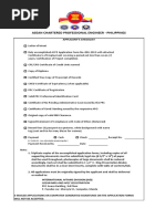 ACPE Application Forms - Template | PDF | Engineer