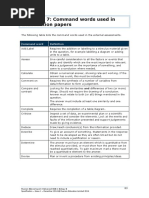 Aqa Science Gcse Command Words | PDF | Question | Knowledge