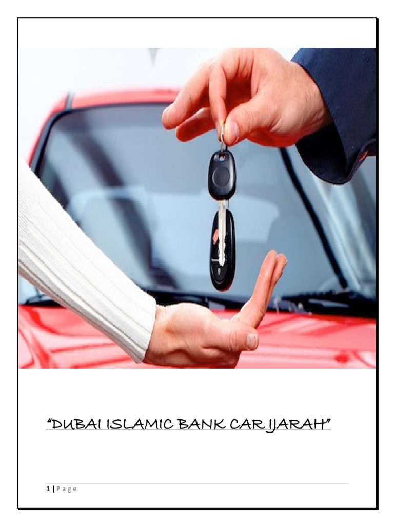 Dubai Islamic Bank Car Financing Guide | PDF | Loans | Lease