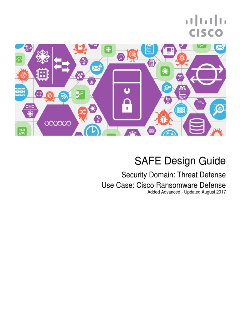 Cisco Ransomware Defense Validated Design Guide | PDF | Ransomware ...