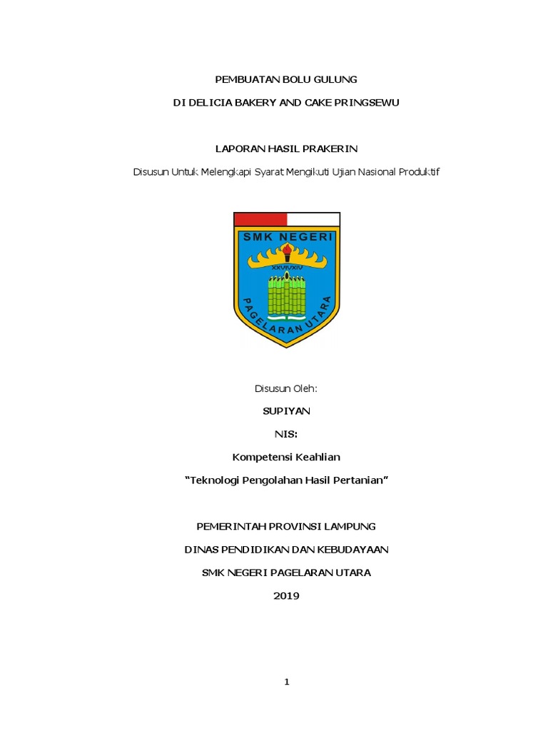 Laporan PKL TKR | PDF | Bisnis