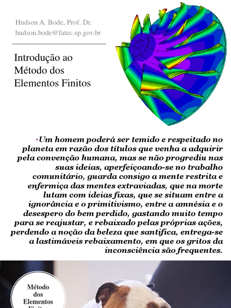 Slide 1 - Aula de Elementos Finitos | Método dos Elementos Finitos ...