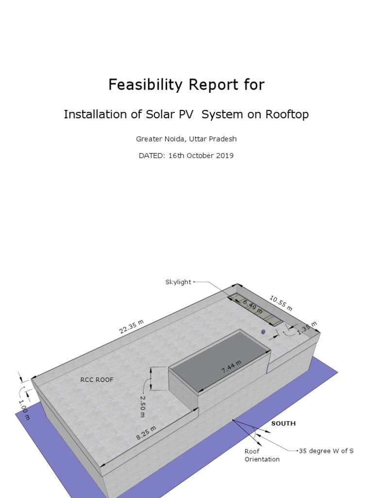 Rooftop Solar PV Feasibility Report | PDF