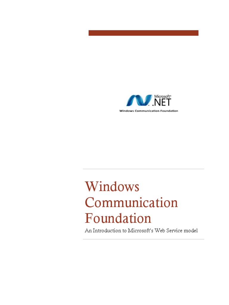 WCF Sample | PDF | Windows Communication Foundation | Web Service
