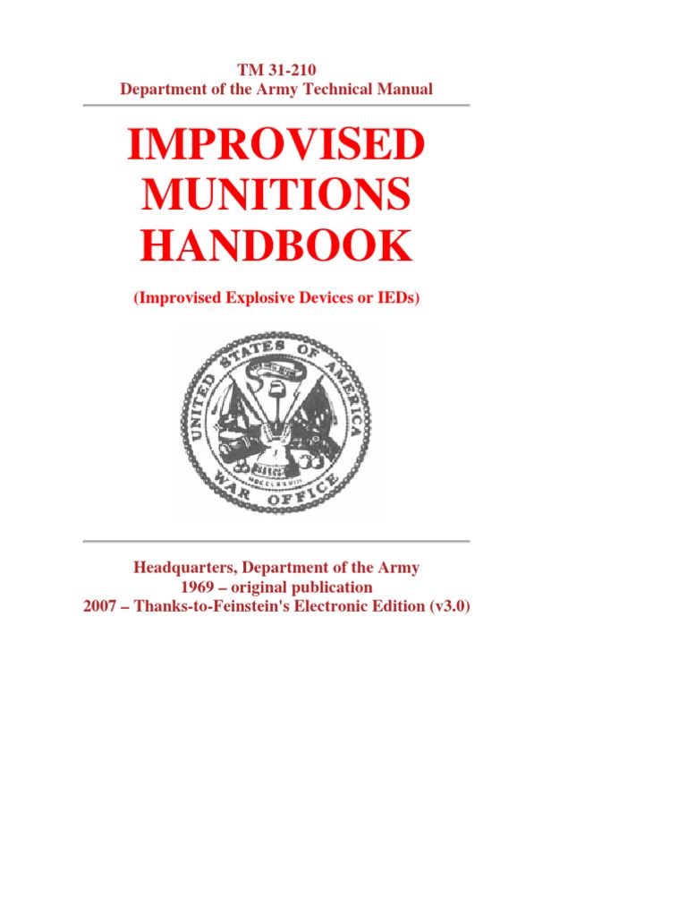 Improvised Explosives | PDF | Ammunition | Mortar (Weapon)