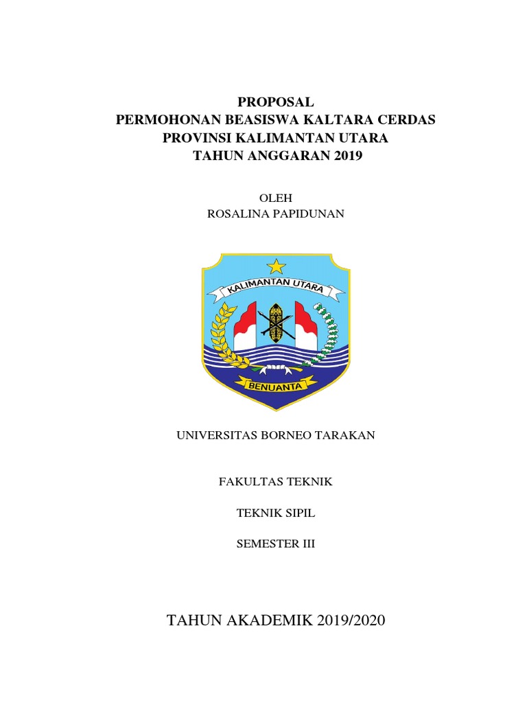 Contoh Proposal Beasiswa | PDF