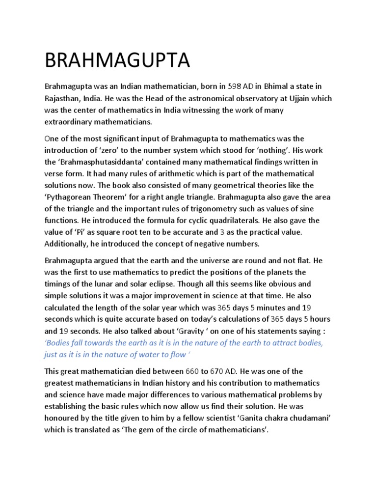 Bramhagupta | PDF | Philosophy | Religion & Spirituality