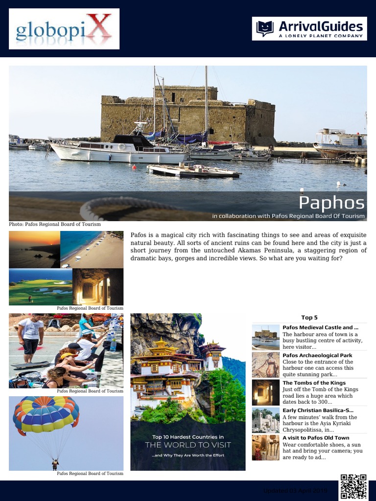 Paphos: in Collaboration With Pafos Regional Board of Tourism | PDF ...