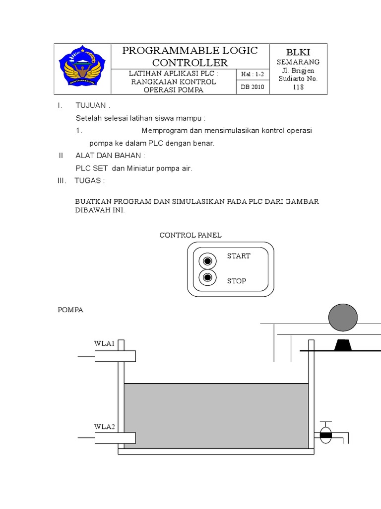 7.kontrol Operasi Pompa | PDF