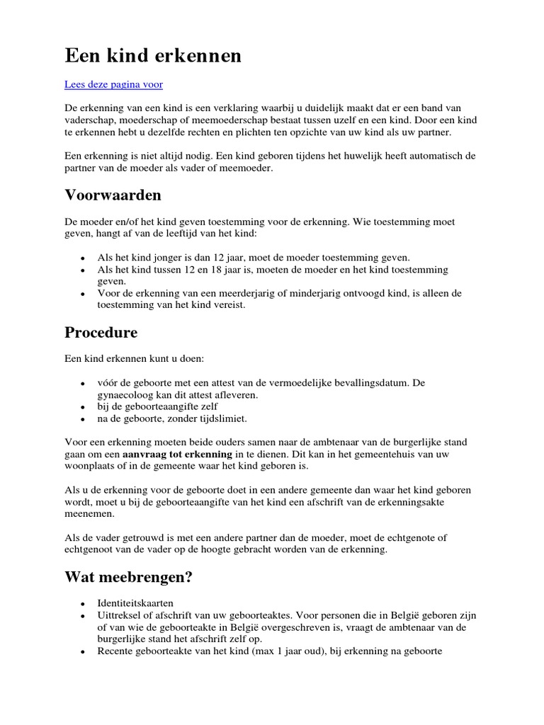 Kind Erkennen | PDF