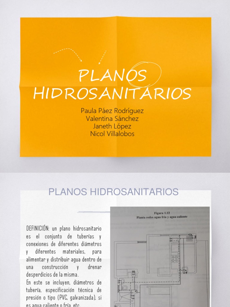 Planos Hidrosanitarios | PDF | Tubería (transporte de fluidos) | Ingeniería hidráulica