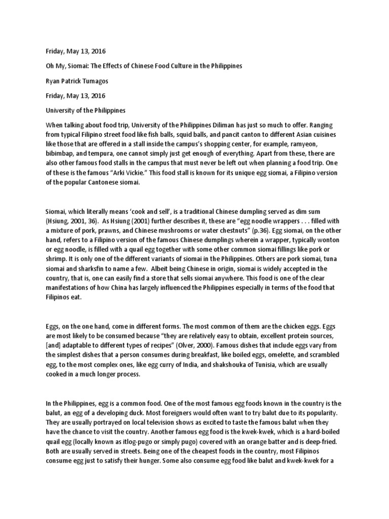 Siomai Paper | PDF | Dumpling | Food And Drink