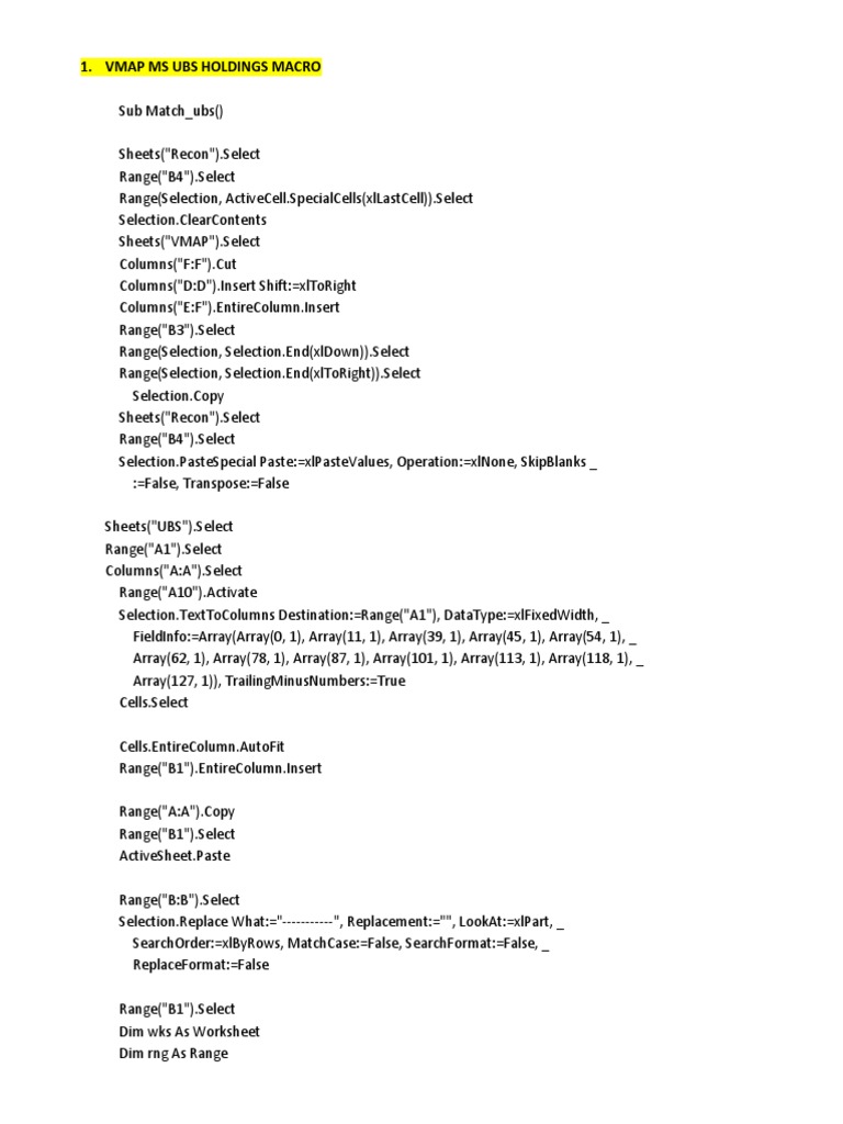 Macro VB | PDF | Microsoft Excel | Array Data Structure