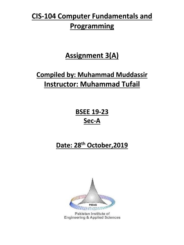 CFP Assignment 3A | PDF | Alphabet | Areas Of Computer Science