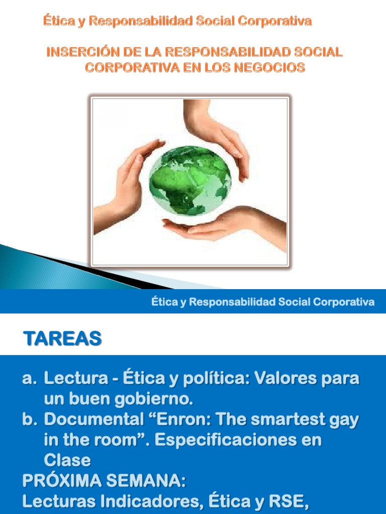 PDF | Responsabilidad social corporativa | Economias