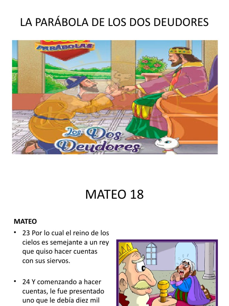 La Parábola de Los Dos Deudores | PDF