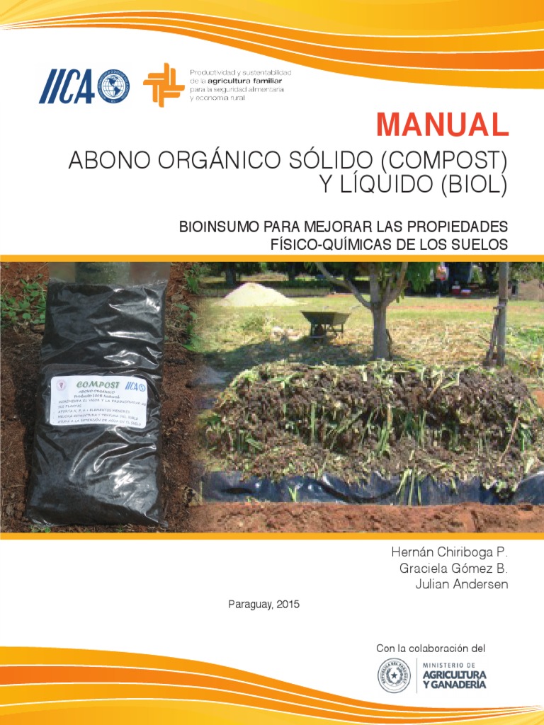Manual: Abono Orgánico Sólido (Compost) Y Líquido (Biol) | Compost ...