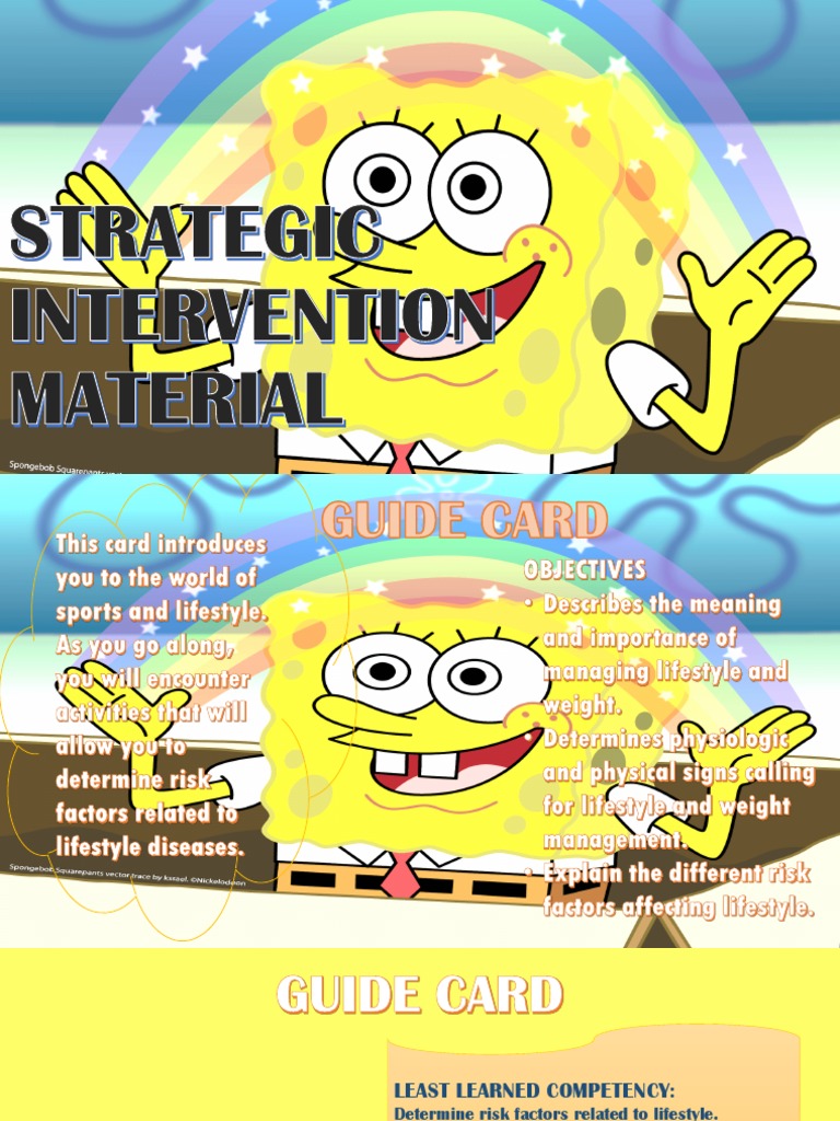 Strategic Intervention Material | PDF | Cardiovascular Diseases | Obesity