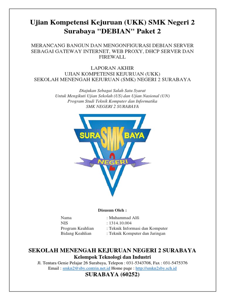 Contoh Laporan UKK | PDF | Komputer