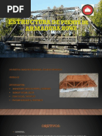 Armadura Howe en Puentes: Análisis y Diseño | PDF | Braguero | Puente