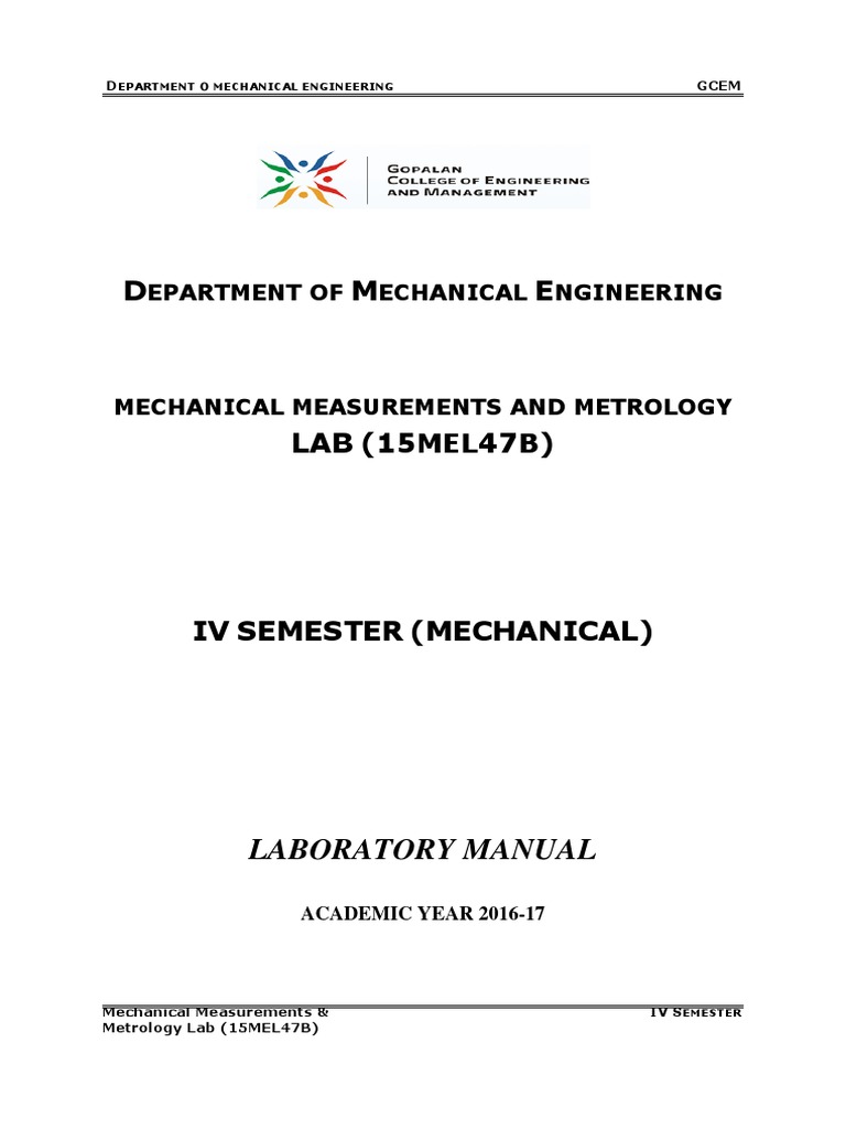 MQC Lab | PDF | Thermocouple | Pressure Measurement