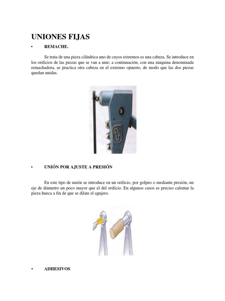Tipos de Uniones Fijas en Soldadura | PDF | Soldadura | Soldadura