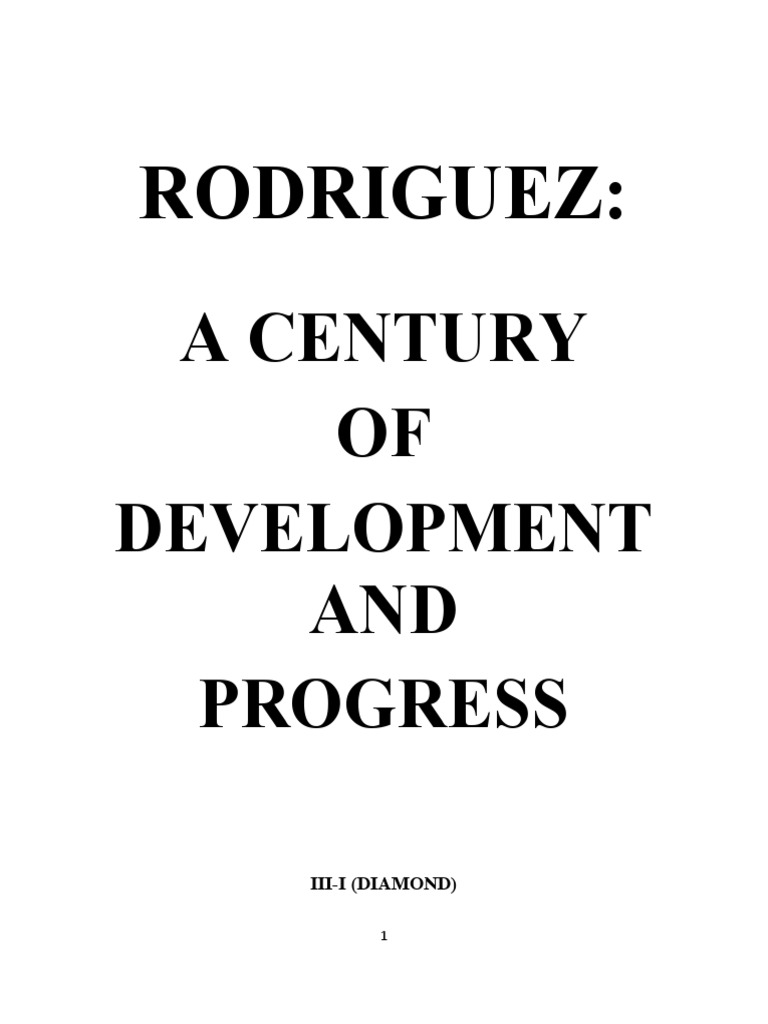 Rodriguez A Century of Development and Progess | PDF | Precipitation ...