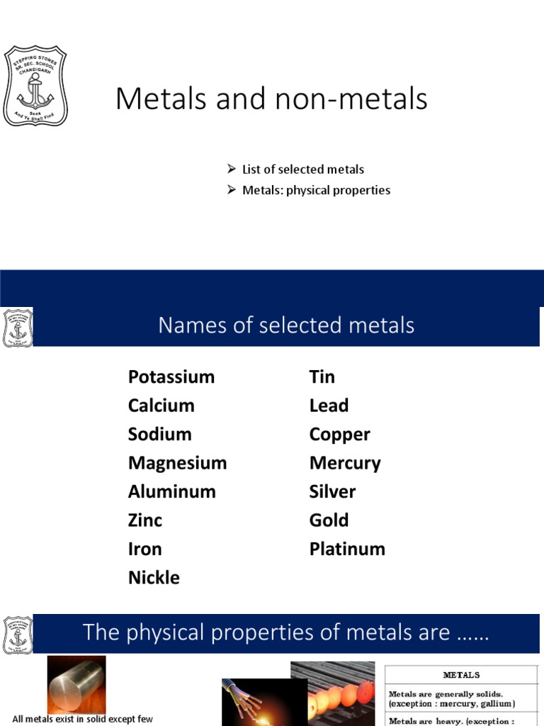 Physical Properties of Metals | PDF