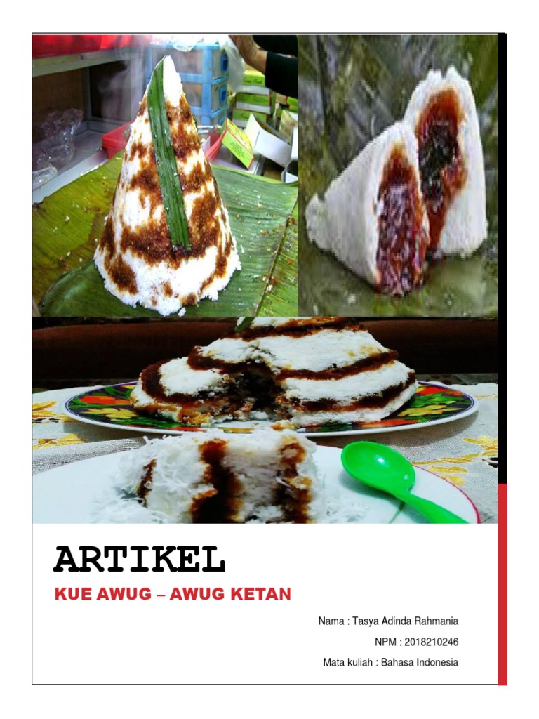 Artikel Awug - Awug Ketan | PDF | Memasak, Makanan, & Anggur