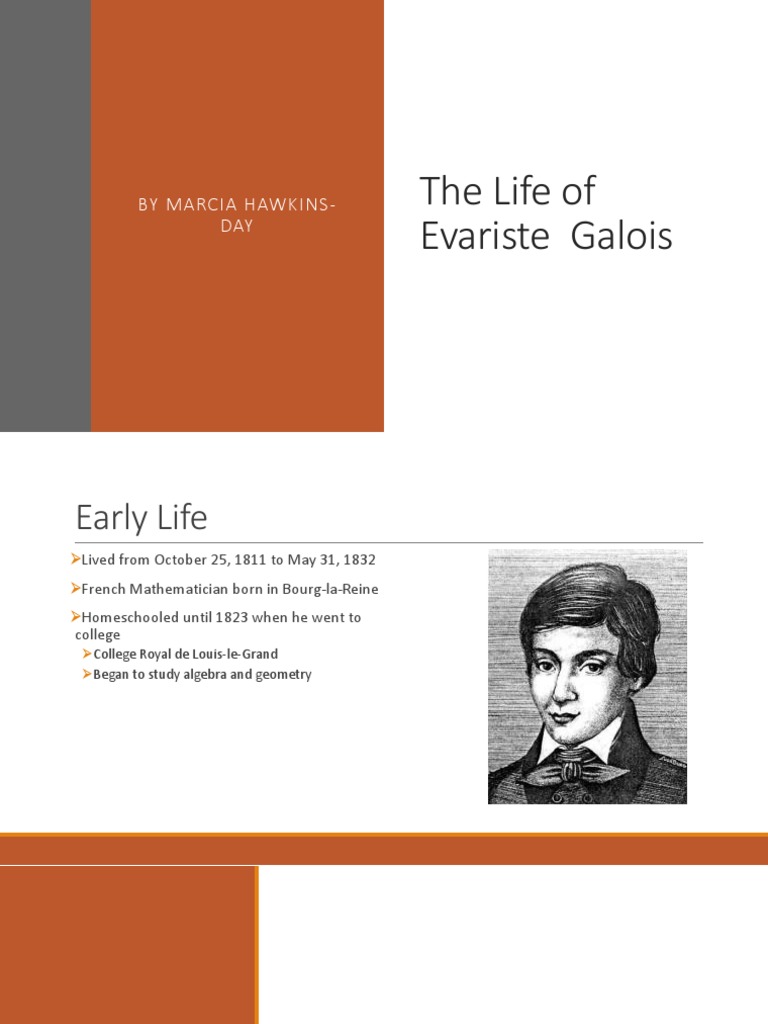Evariste Galois: Life and Contributions | PDF | Group (Mathematics ...