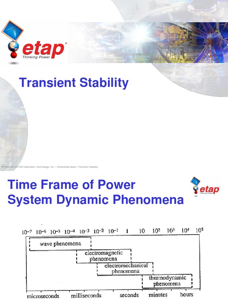 Transient Stability | PDF | Steady State | Electric Generator