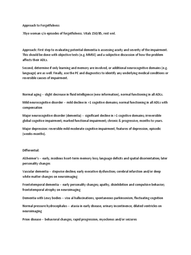 Usmle Step 2 Cs | PDF | Dementia | Asthma