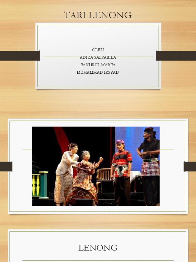 Tari Lenong | PDF | Seni