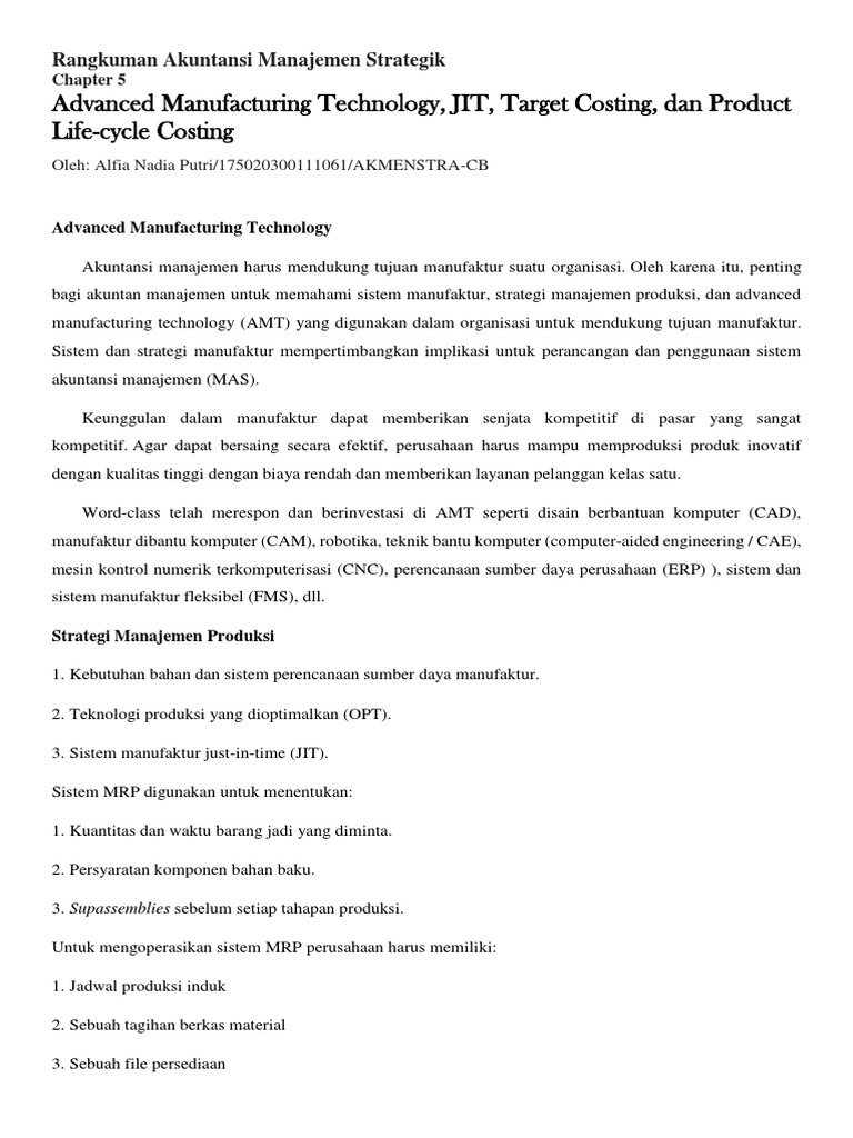 Resume Zahirul Hoque Chapter 5 | PDF