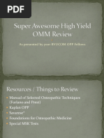 Sacral OMM Guide | PDF | Anatomical Terms Of Motion | Human Anatomy