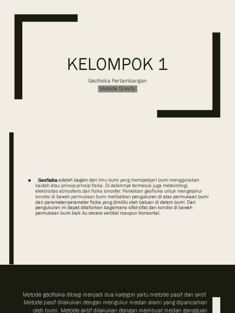 Metode Gravity - Geofisika Pertambangan | PDF | Sains & Matematika ...