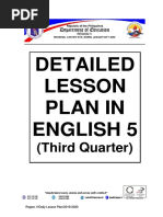 SEMI - DETAILED LESSON PLAN Grade 5 English | PDF | Lesson Plan | Cognition
