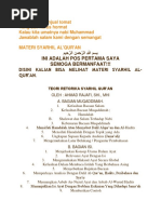 Kumpulan Teks Syarhil Qur'an | PDF | Kajian Bahasa Asing | Sains & Matematika