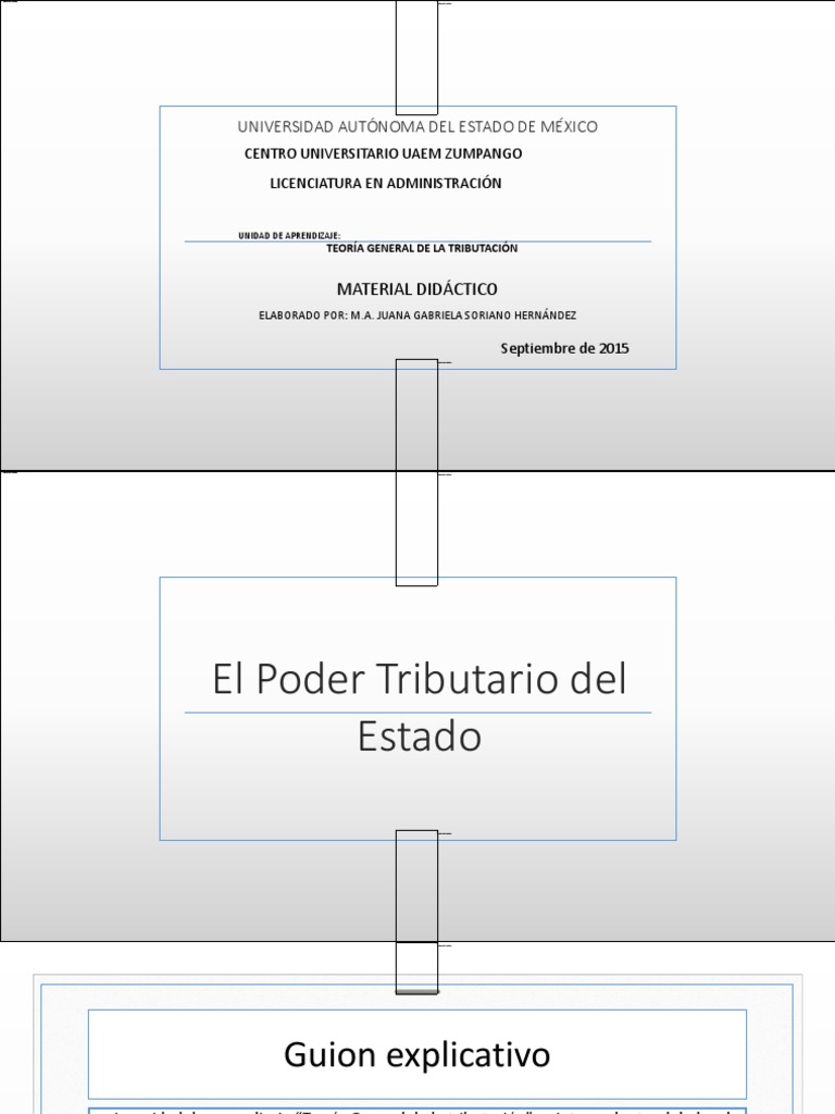 El Poder Tributario | PDF | Estado (política) | México