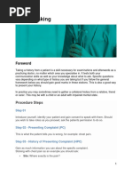 OSCE Checklist Headache History Taking | PDF | Headache | Patient