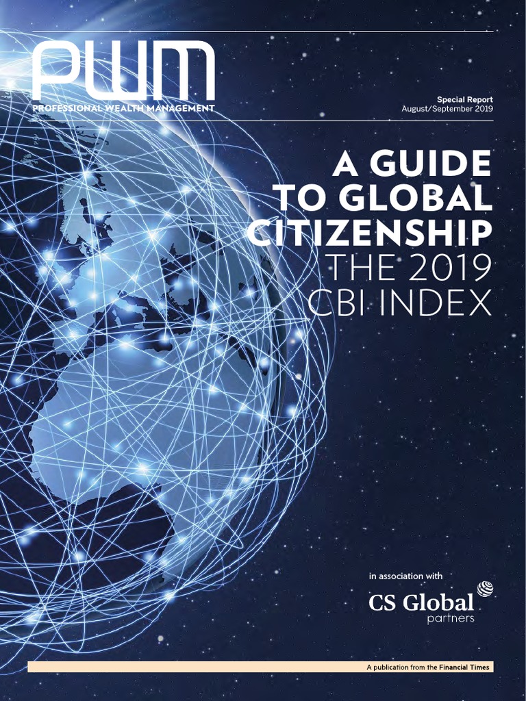 A Guide To Global Citizenship THE 2019 Cbi Index: Special Report August ...